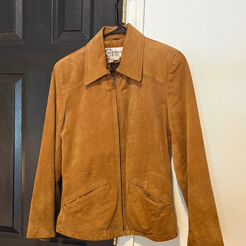 Colebrook And Co 100% Suede Jacket - Gem